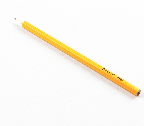 Blyant HB, gul, 12 stk. - Blyanter og stifterblyanter - All-Clean ApS